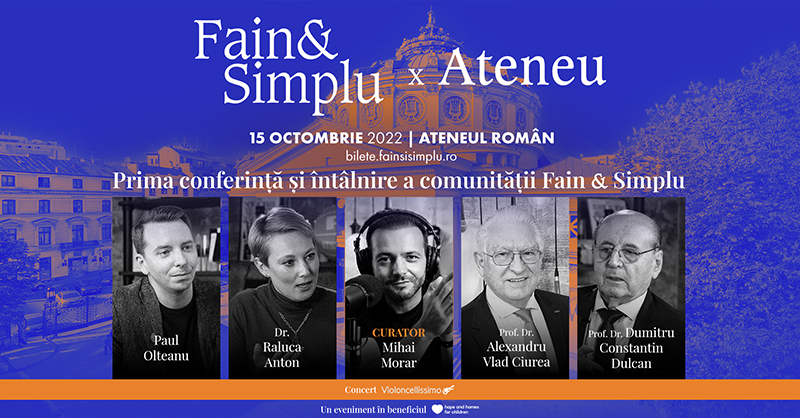 Fain & Simplu x Ateneu: Prima conferință și întâlnire a comunității ...